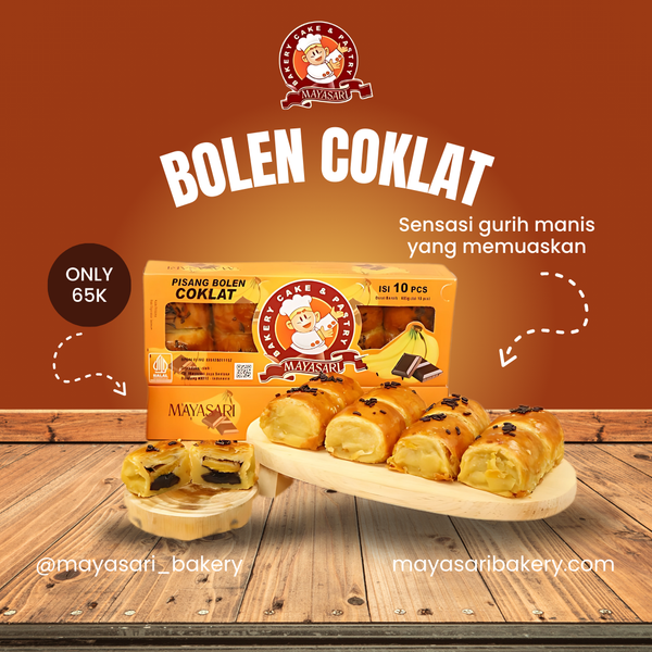 Bolen Pisang Coklat – Mayasari Bakery